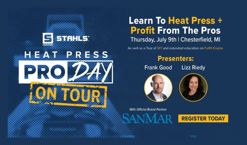 STAHLS’ Hosts Upcoming Heat Press Pro Day in Michigan - Apparelist